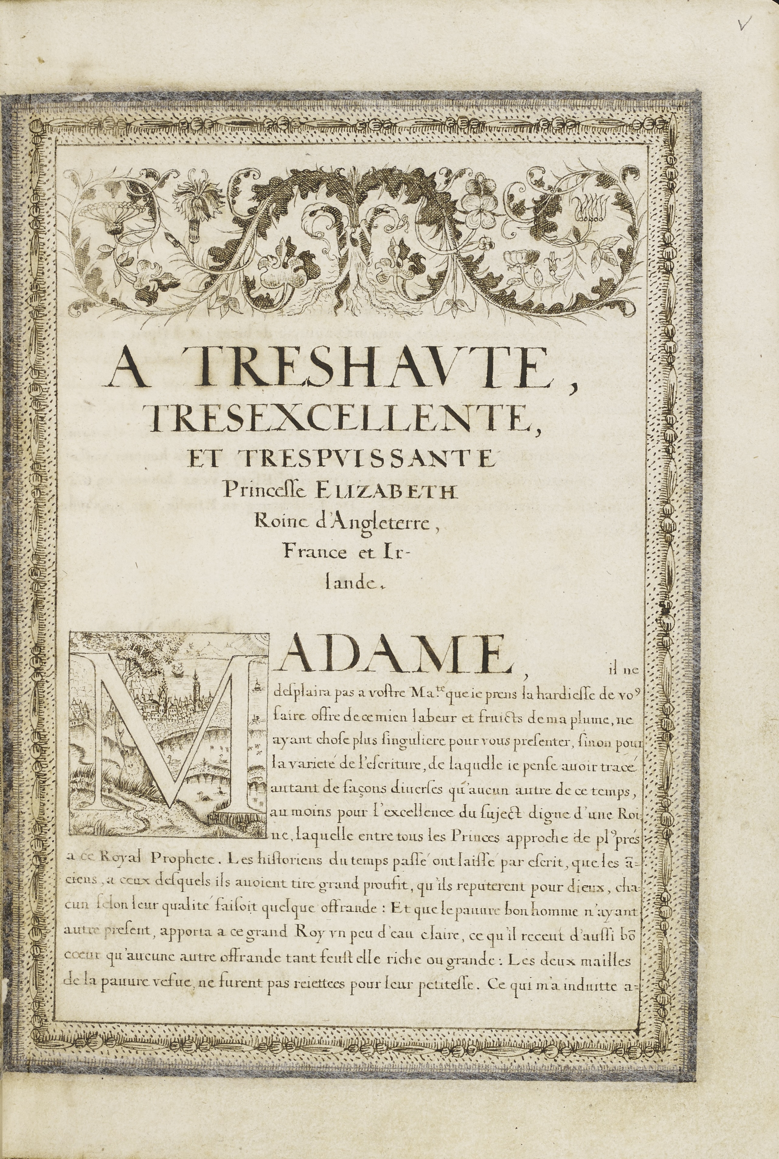 “The boke of psalmes wreaten by my wife in French” – Esther Inglis ...